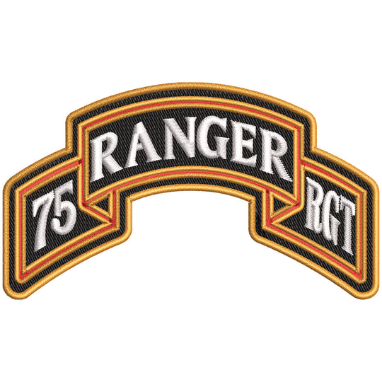 U.S. Army 75th Ranger Regiment Symbol | Army Digitized Embroidery ...