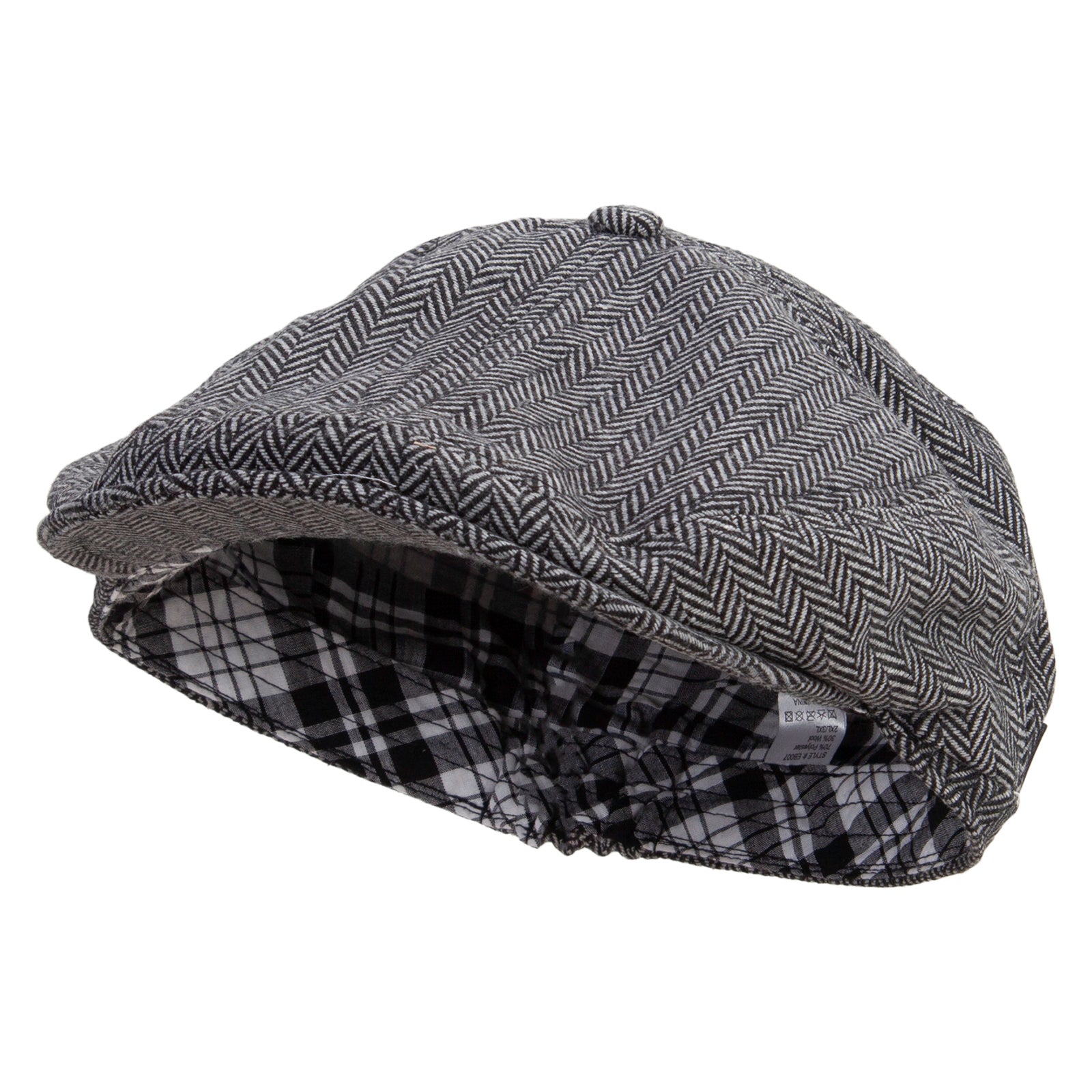 Big Size 6 Panel Herringbone Applejack Ivy Cap | Ivy Big Hat | e4Hats ...