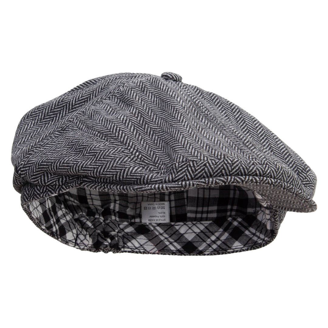 Big Size 6 Panel Herringbone Applejack Ivy Cap | Ivy Big Hat | e4Hats ...