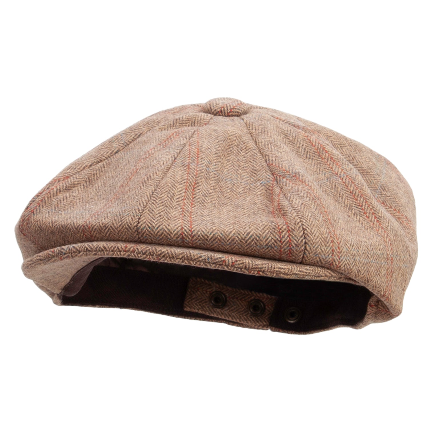 8 Panel Newsboy With Adjustable Button | Apple/8 Quarter Hat | e4Hats ...