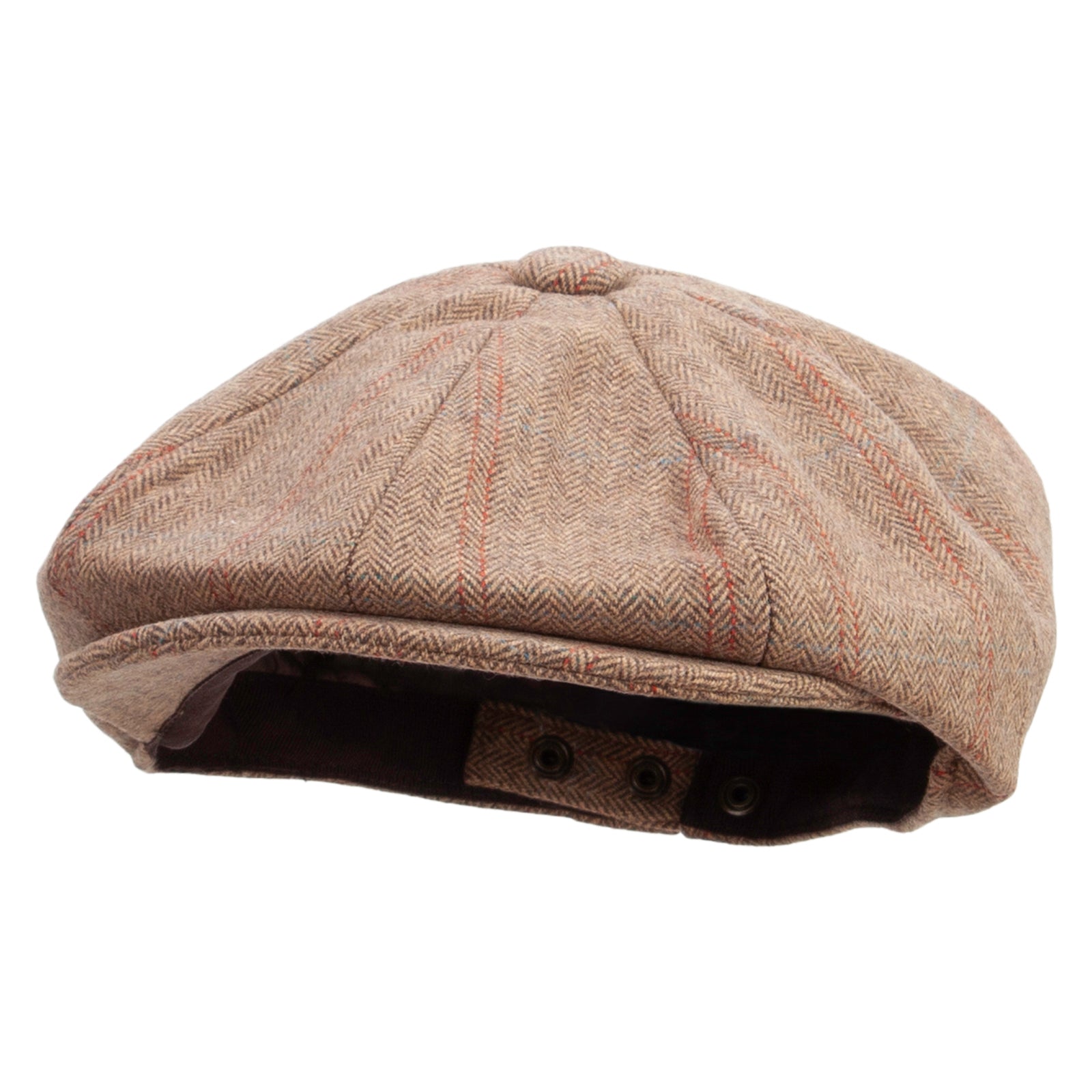 8 Panel Newsboy With Adjustable Button | Apple/8 Quarter Hat | e4Hats ...