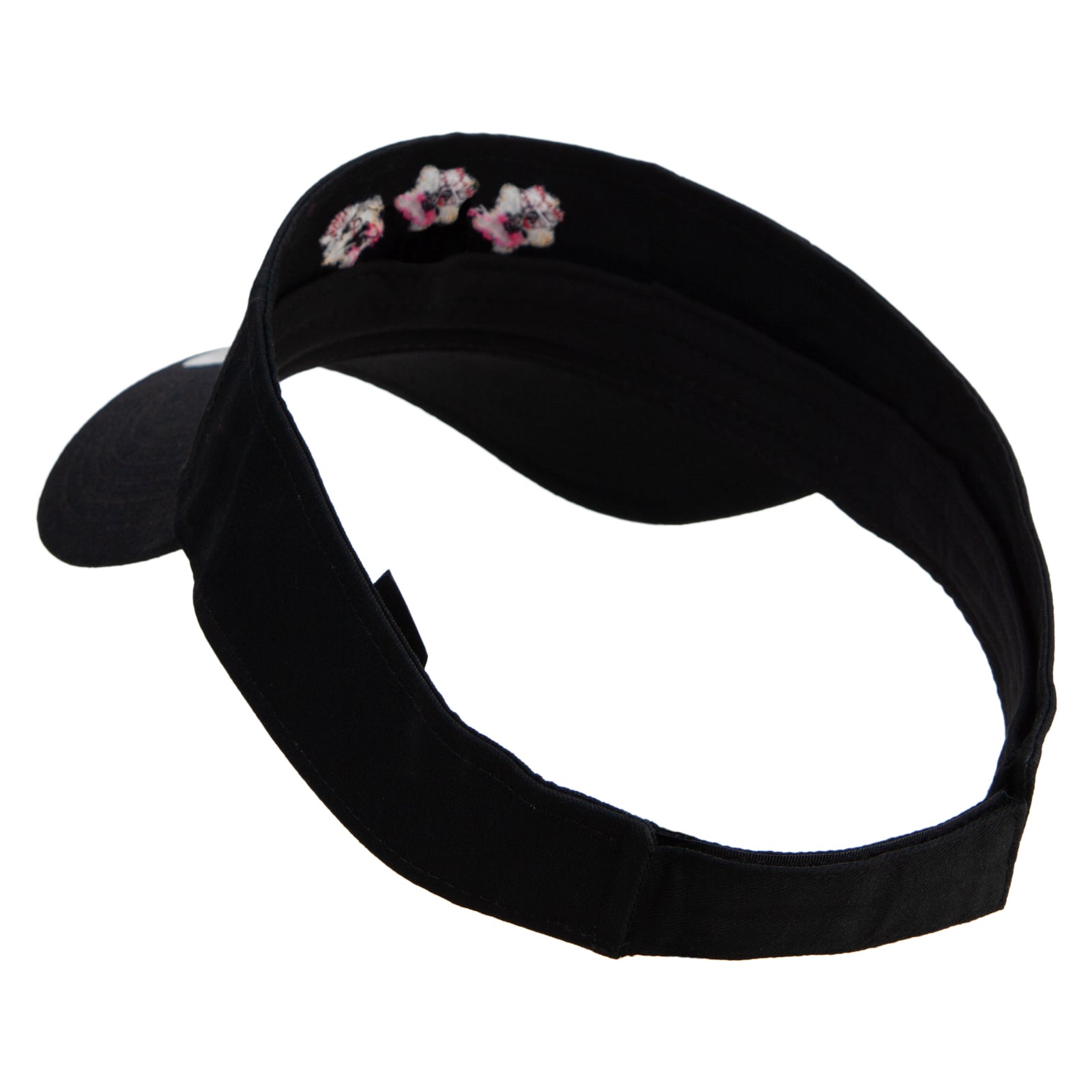 Cute Christmas Stars Embroidered Cotton Twill Sun Visor | Christmas ...