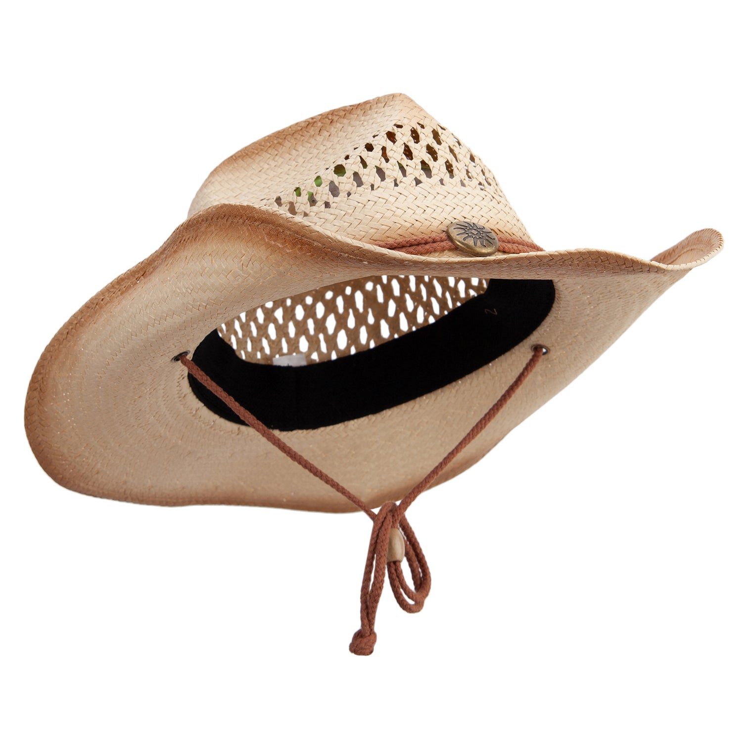 Women's Brass Button Cowboy Hat | Cowboy/Outback Hat | e4Hats – e4Hats.com