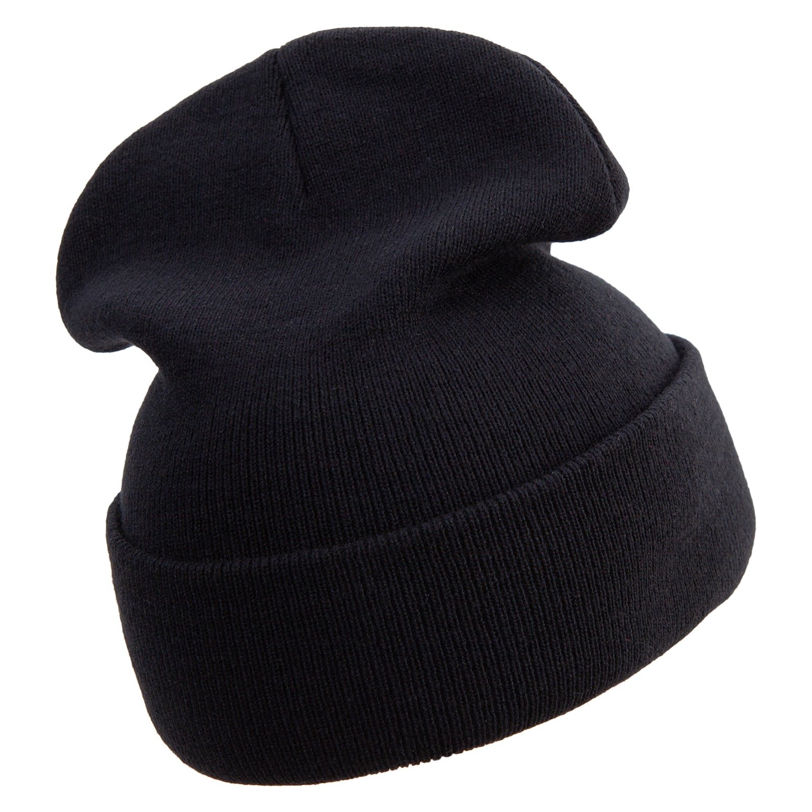 Chinese Snake Character Embroidered 12 Inch Long Knitted Beanie | Word ...