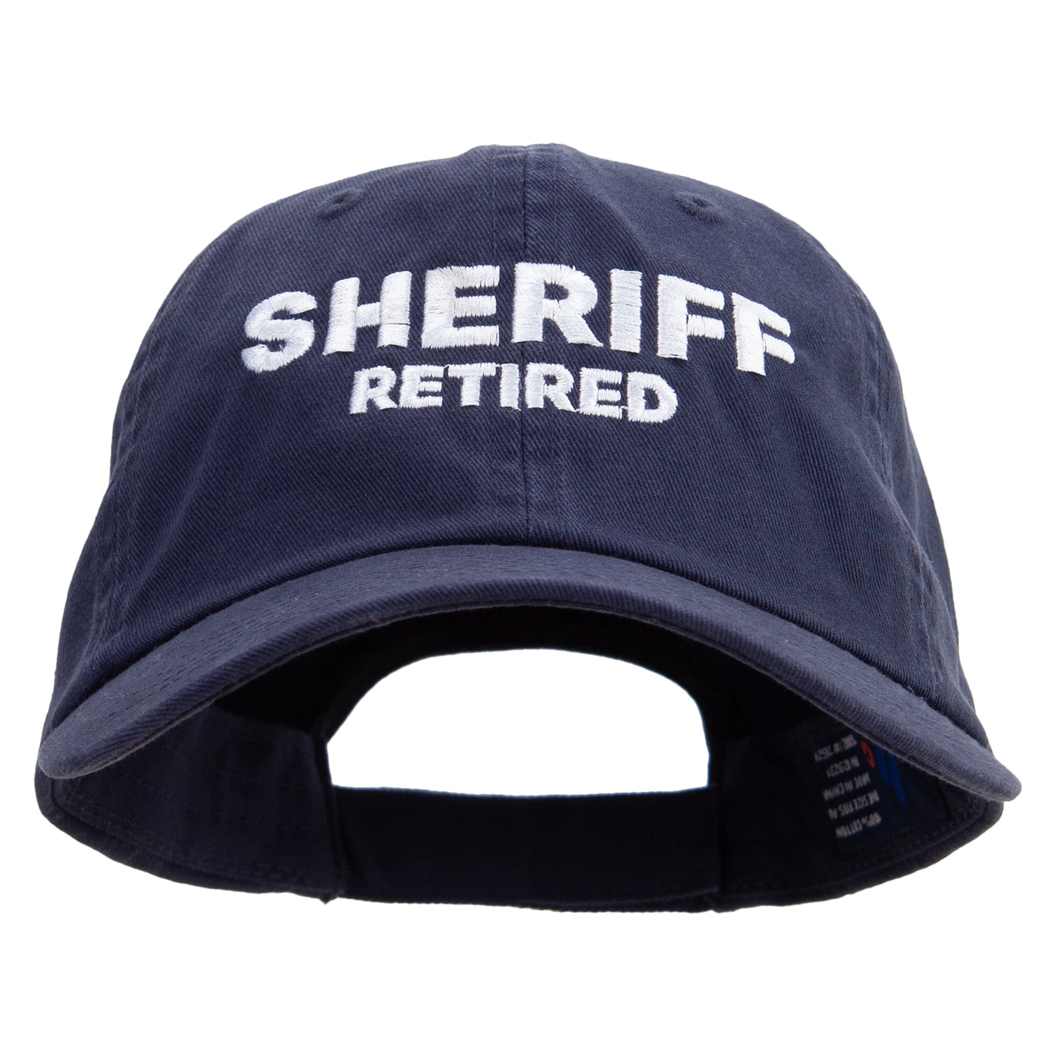 Sheriff Retired Embroidered Low Profile Dyed Cotton Twill Cap ...
