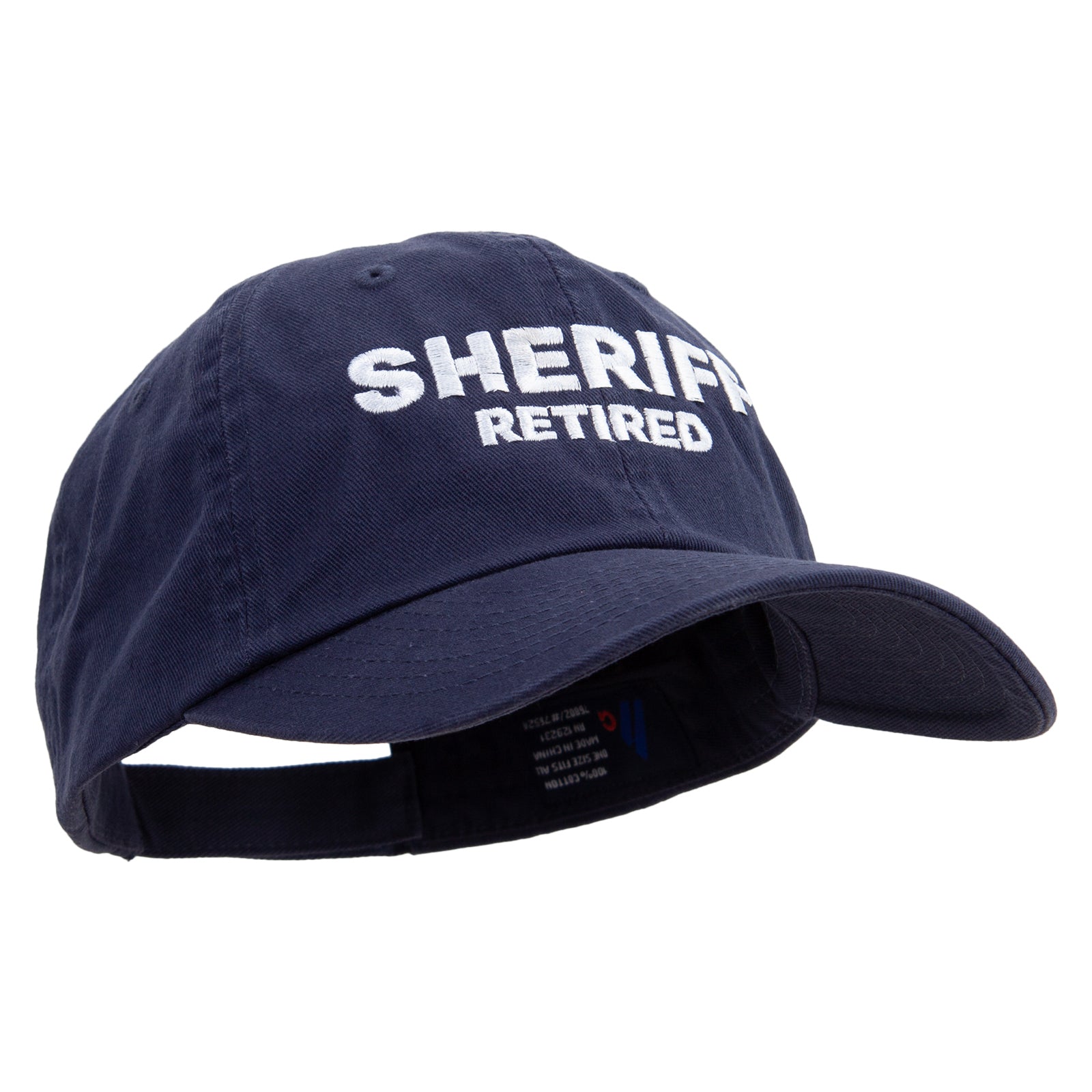 Sheriff Retired Embroidered Low Profile Dyed Cotton Twill Cap ...