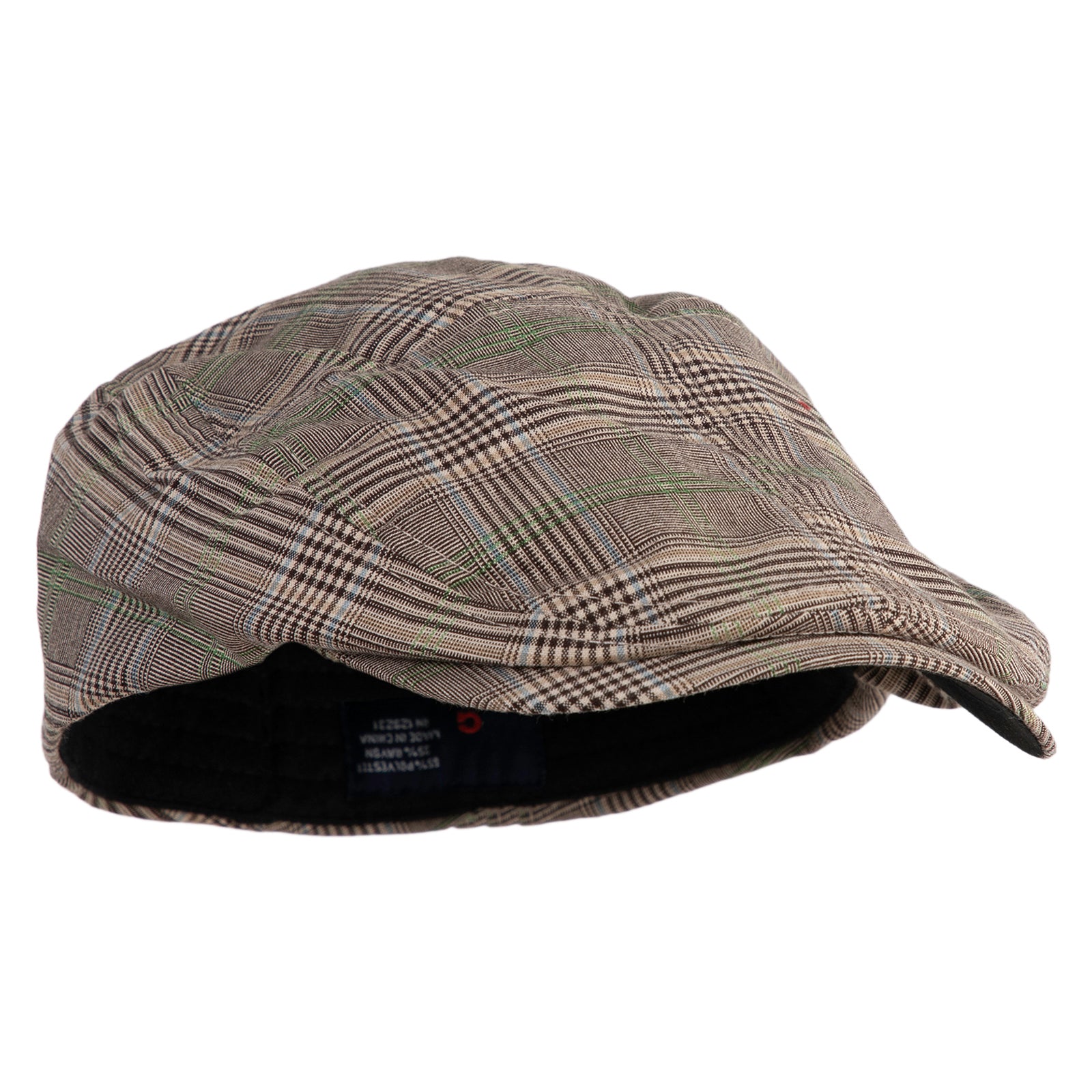 Big Size Driver Flat Fashion Plaid Ivy Cap | Ivy Big Hat | e4Hats ...