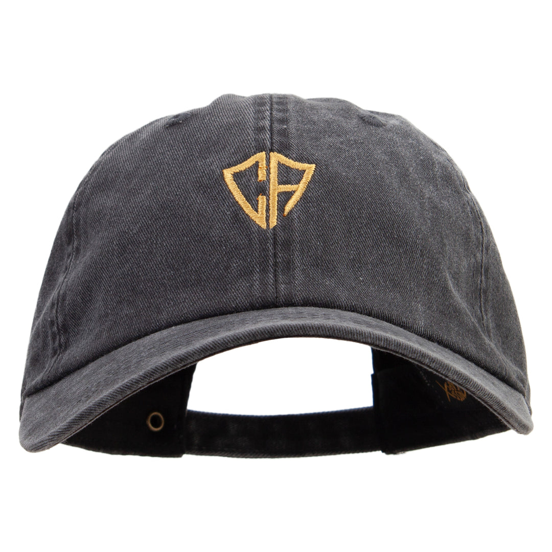 California Shield Logo Embroidered Cotton Twill Premium Pigment Dyed ...