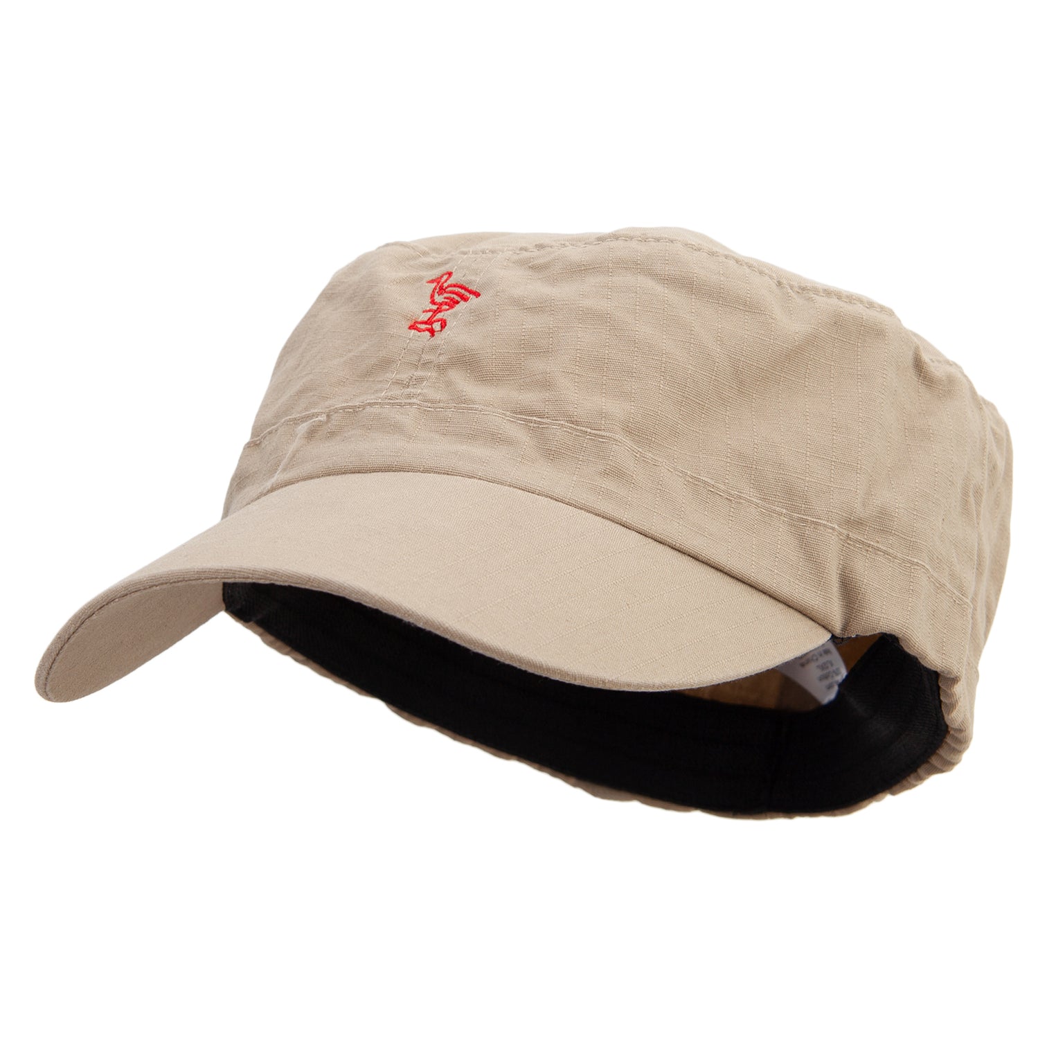 Red Crane Logo Embroidered Big Size Fitted Ripstop Cotton Military Army ...