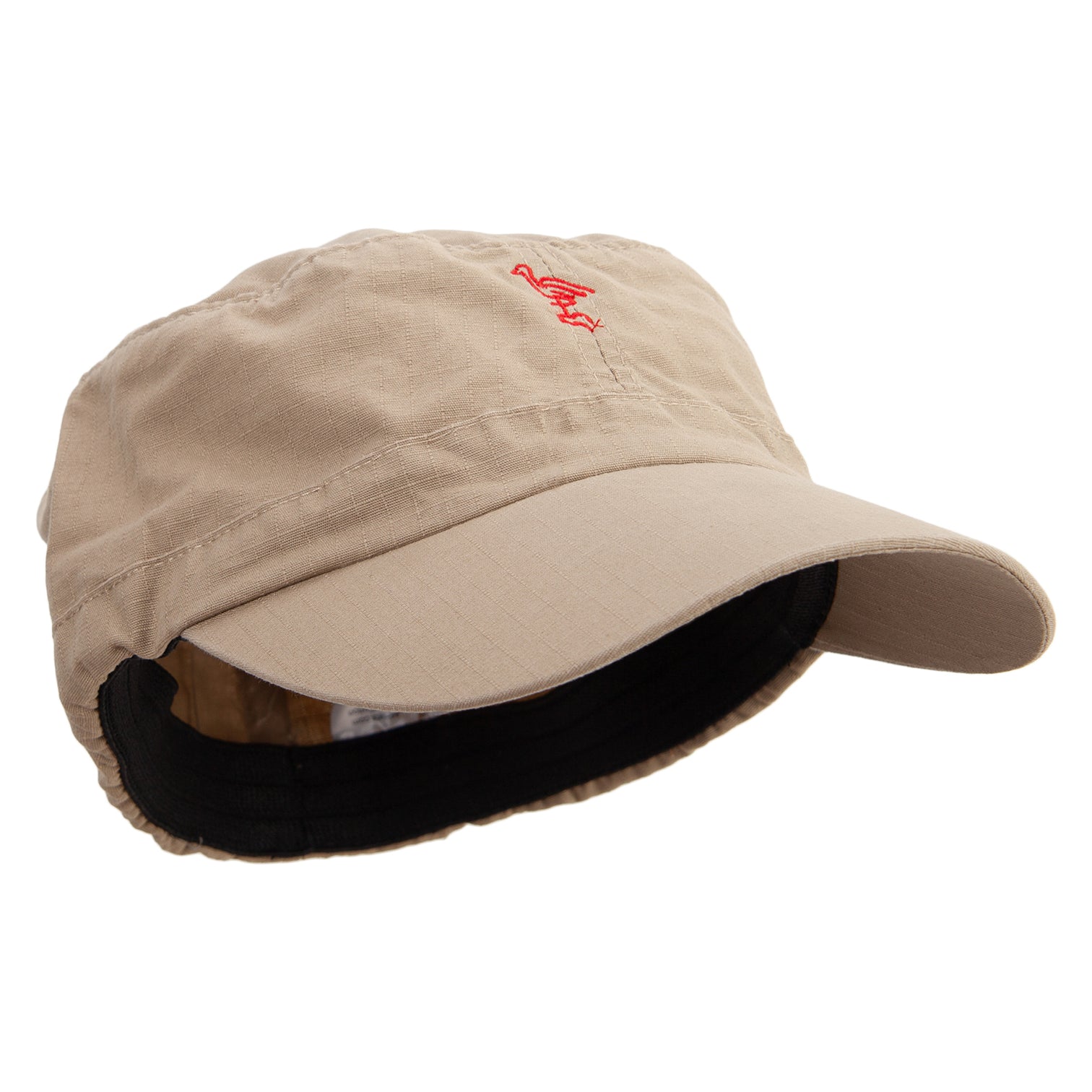 Red Crane Logo Embroidered Big Size Fitted Ripstop Cotton Military Army ...