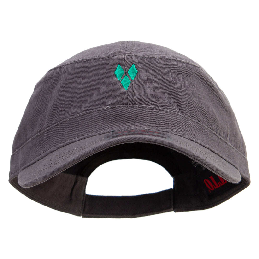 Triple Diamond Sign Embroidered Big Size Adjustable Ripstop Army Cap ...