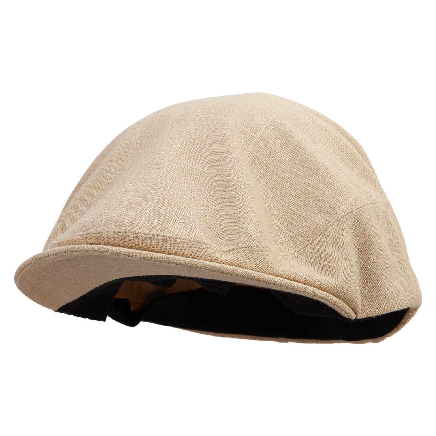 Bear With Pine Tree Embroidered Big Size Men's Linen Ivy Cap | Animal ...