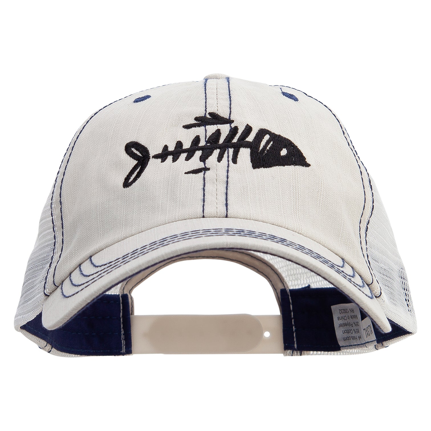 Fish Bone Big Size Special Cotton Low Profile Trucker Cap | Leisure ...