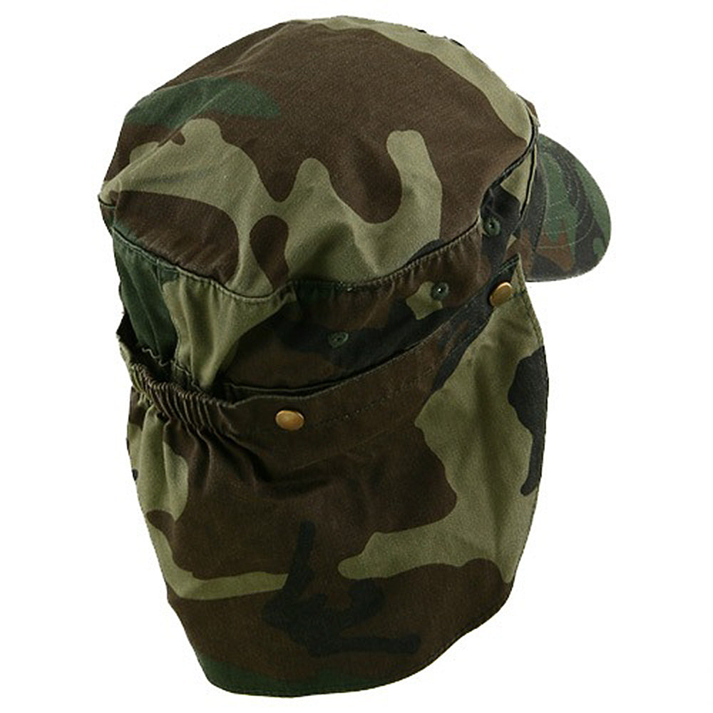 Army Cap with Flap | Sun Protection Flap Hat | e4Hats – e4Hats.com