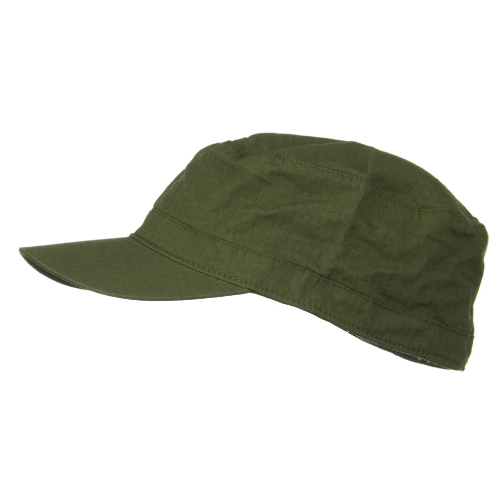 Big Size Fitted Cotton Ripstop Military Army Cap | Cadet Big Hat ...