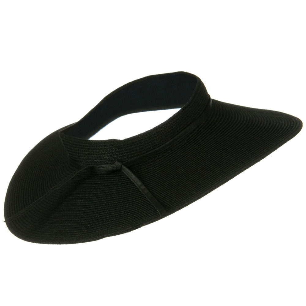 UPF50+ Crownless 4 Inch Wide Brim Visor | Wrap/Roll Up Visor | e4Hats ...