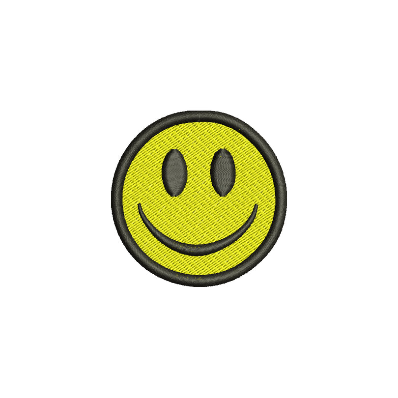 Smiley Face Symbol | Symbol Digitized Embroidery Design | e4Hats ...