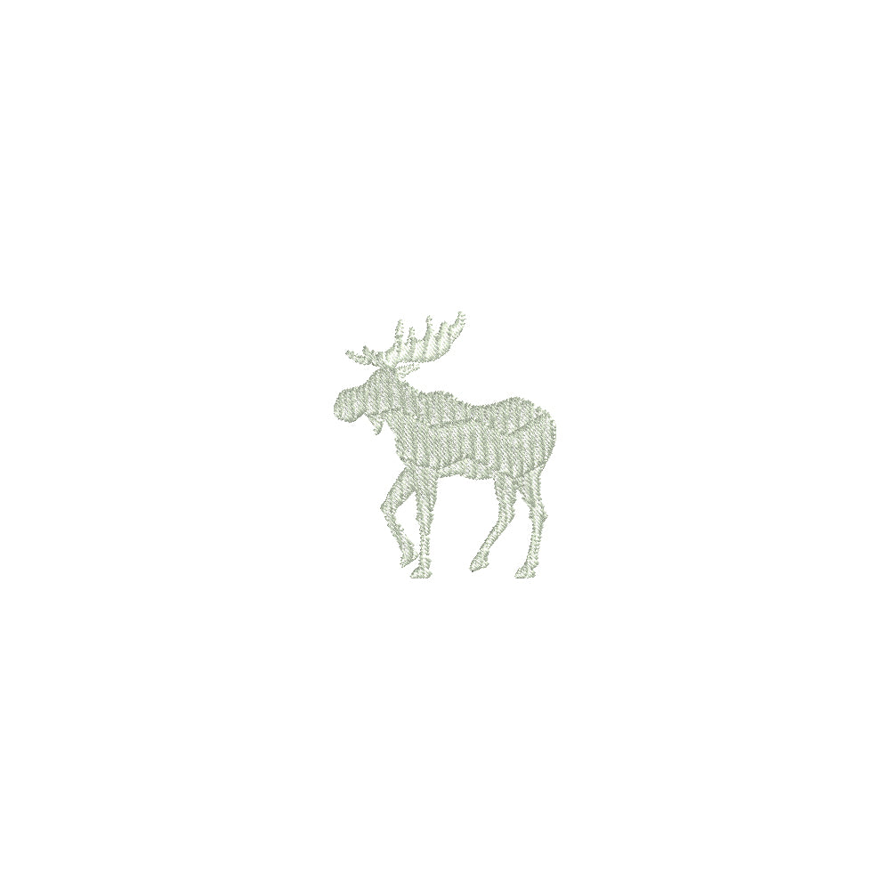 American Moose Mark | Animal Digitized Embroidery Design | e4Hats ...