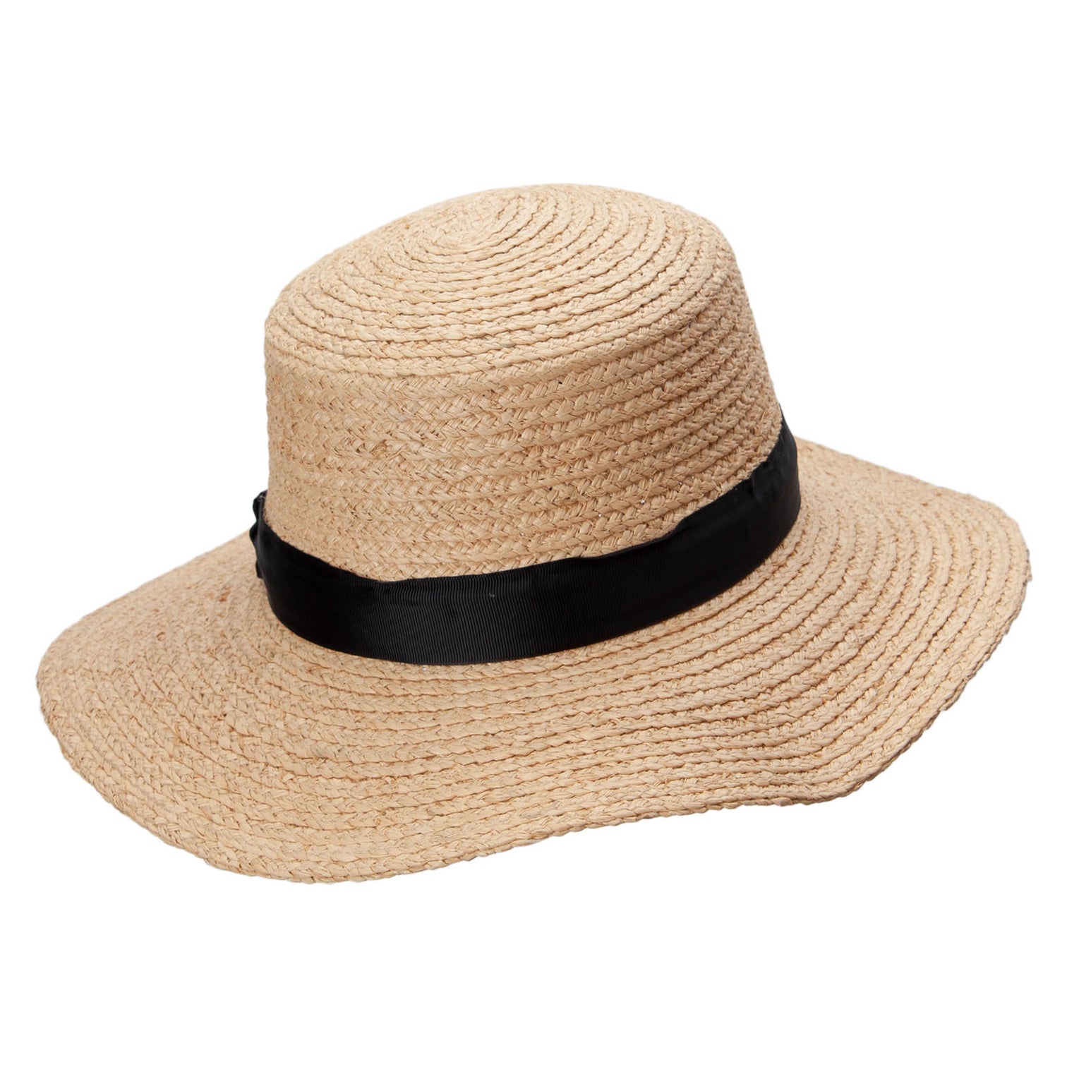 Women's Natural Raffia Hat | Wide Brim Hat | e4Hats – e4Hats.com