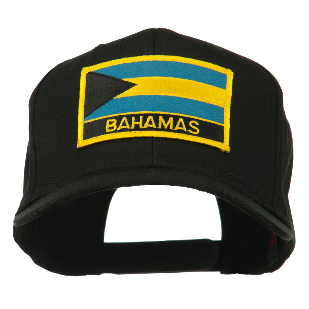 Bahamas Flag Patched High Profile Cap | Foreign Country Designed ...