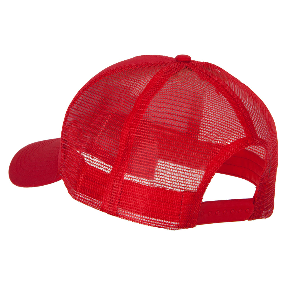 Big Size Solid Cotton Twill High Profile Mesh Pro Style Cap | Snapback ...
