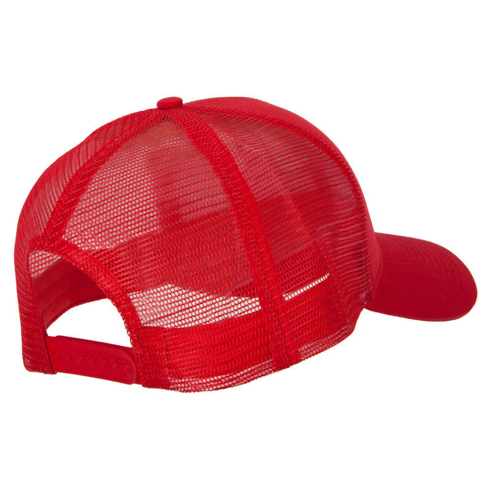 Big Size Solid Cotton Twill High Profile Mesh Pro Style Cap | Snapback ...