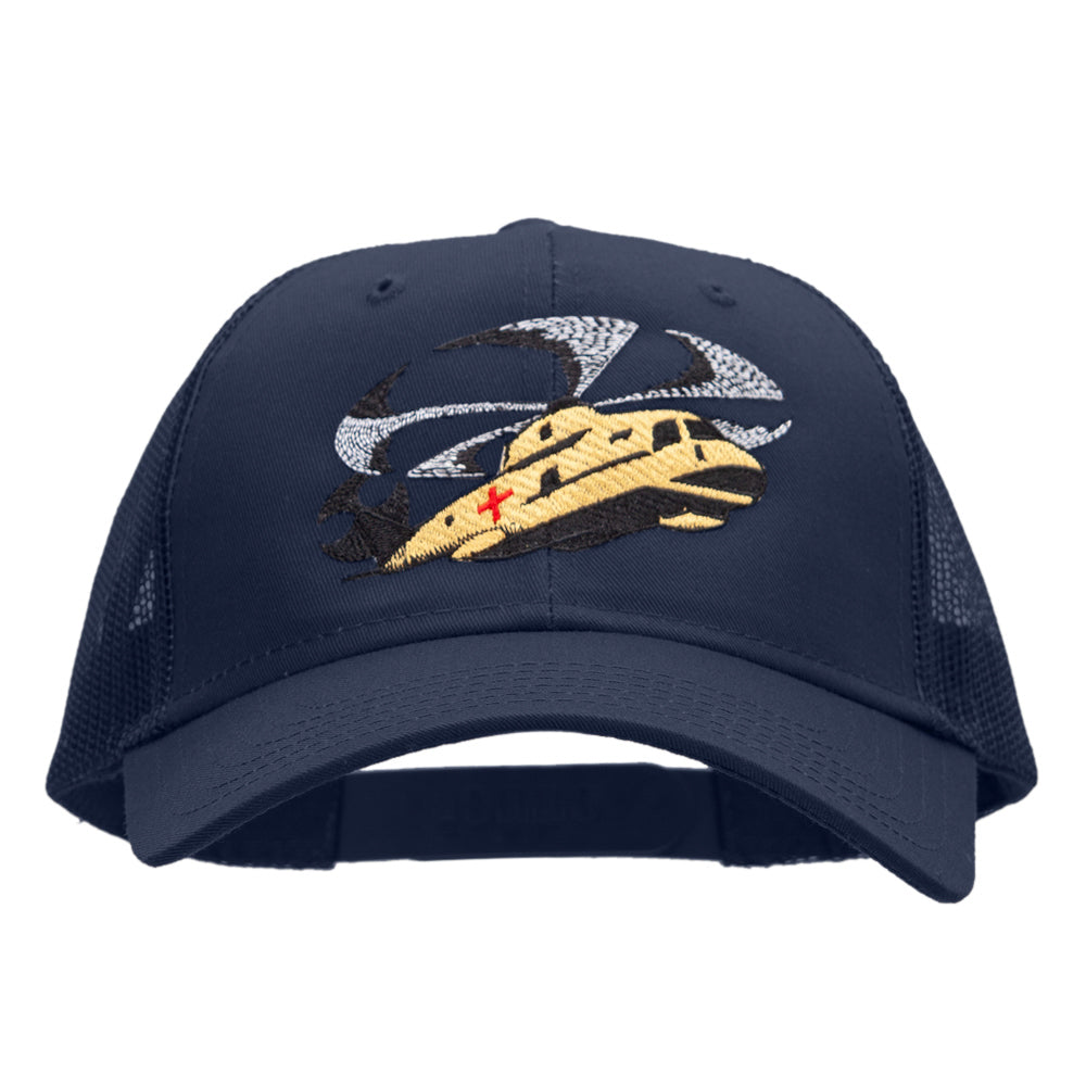 Careflight Helicopter Embroidered Cotton Twill Mesh Cap | Rescue ...