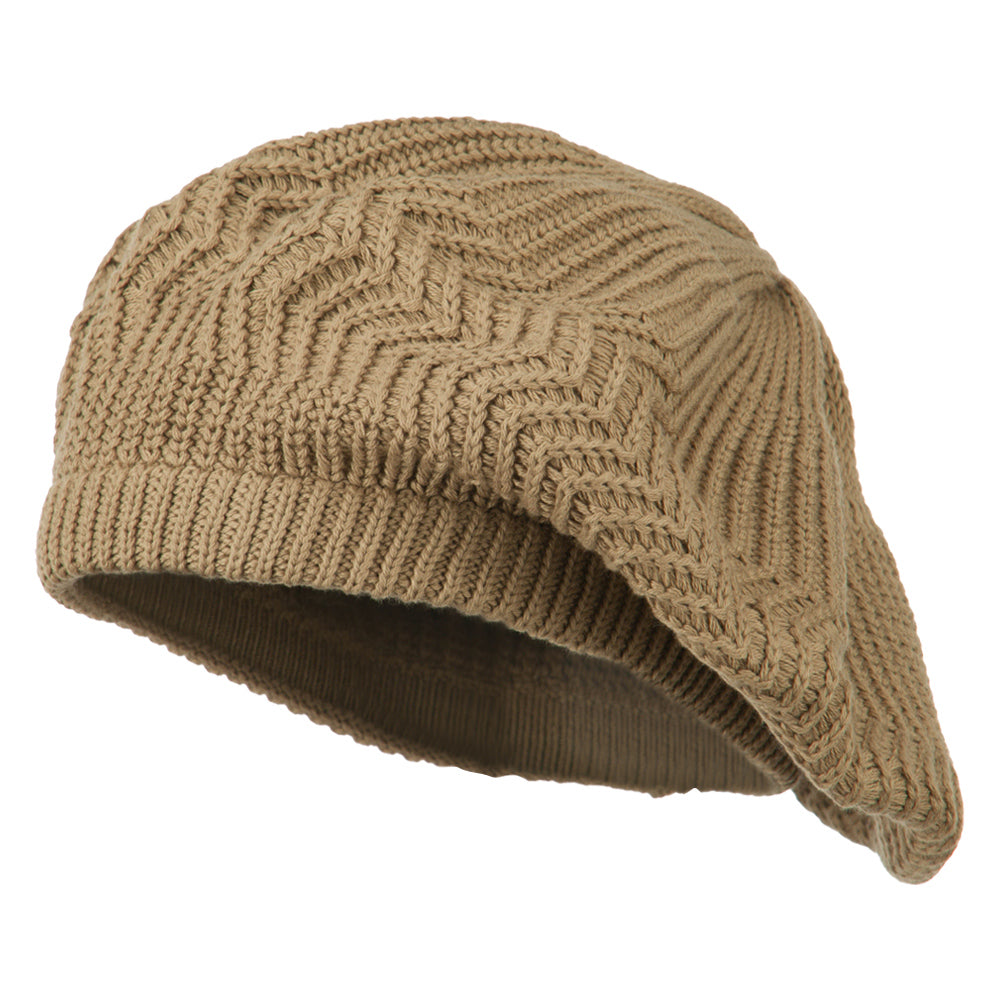 Cotton Rasta Tam Beret | Beret/Tam Hat | e4Hats – e4Hats.com