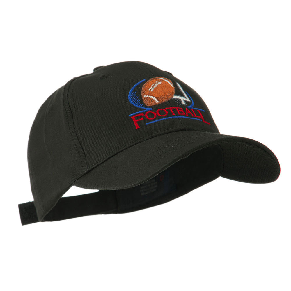 Football Logo Embroidered Cap | Athletics Designed | e4Hats – e4Hats.com