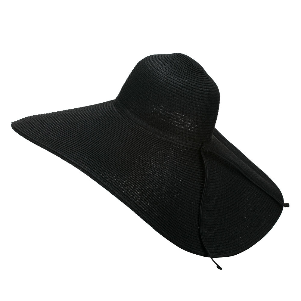 Wavy Brim Paper Braid Sun Hat | Extra Wide Brim Hat | e4Hats – e4Hats.com