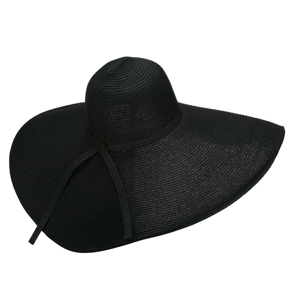Wavy Brim Paper Braid Sun Hat | Extra Wide Brim Hat | e4Hats – e4Hats.com