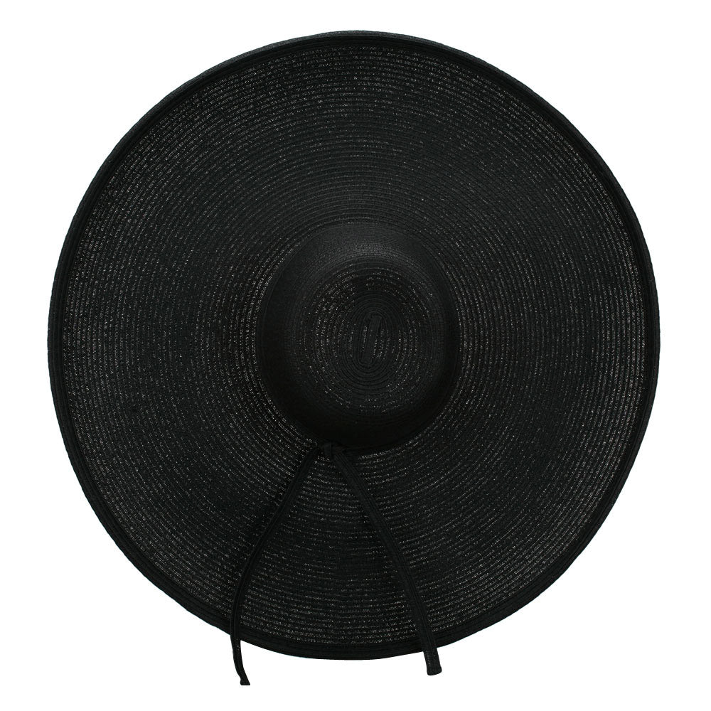 Wavy Brim Paper Braid Sun Hat | Extra Wide Brim Hat | e4Hats – e4Hats.com
