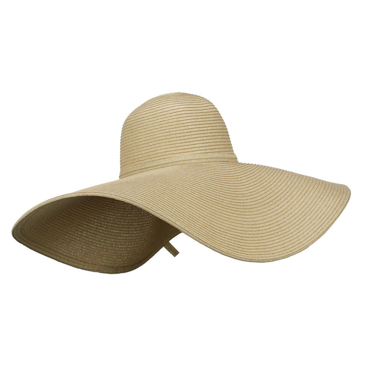 Wavy Brim Paper Braid Sun Hat | Extra Wide Brim Hat | e4Hats – e4Hats.com