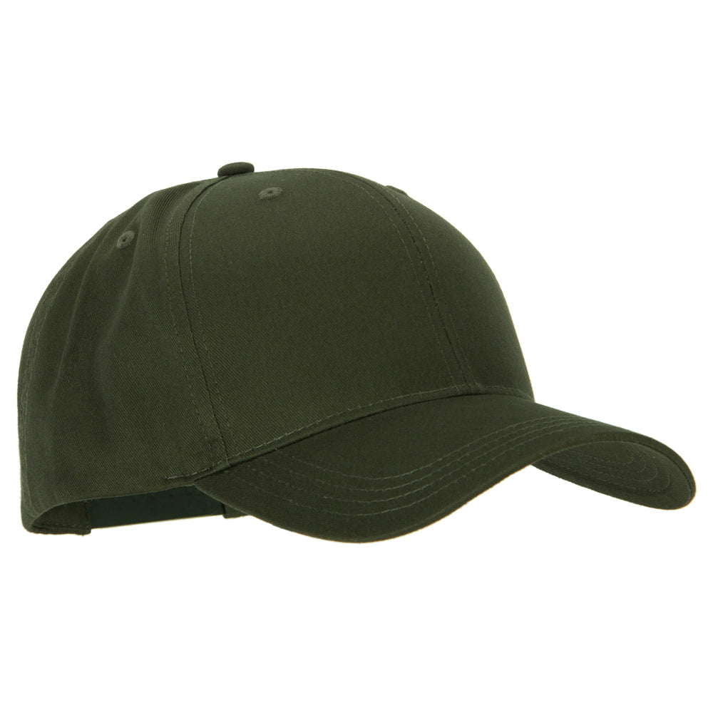 Big Size Structured Solid Poly Cotton Twill High Profile Pro Style Cap ...