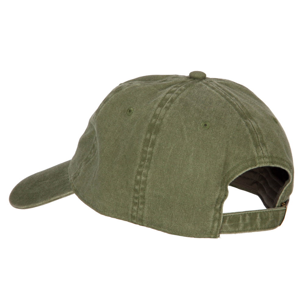 Italy Flag Map Embroidered Washed Cotton Twill Cap | Foreign Country ...