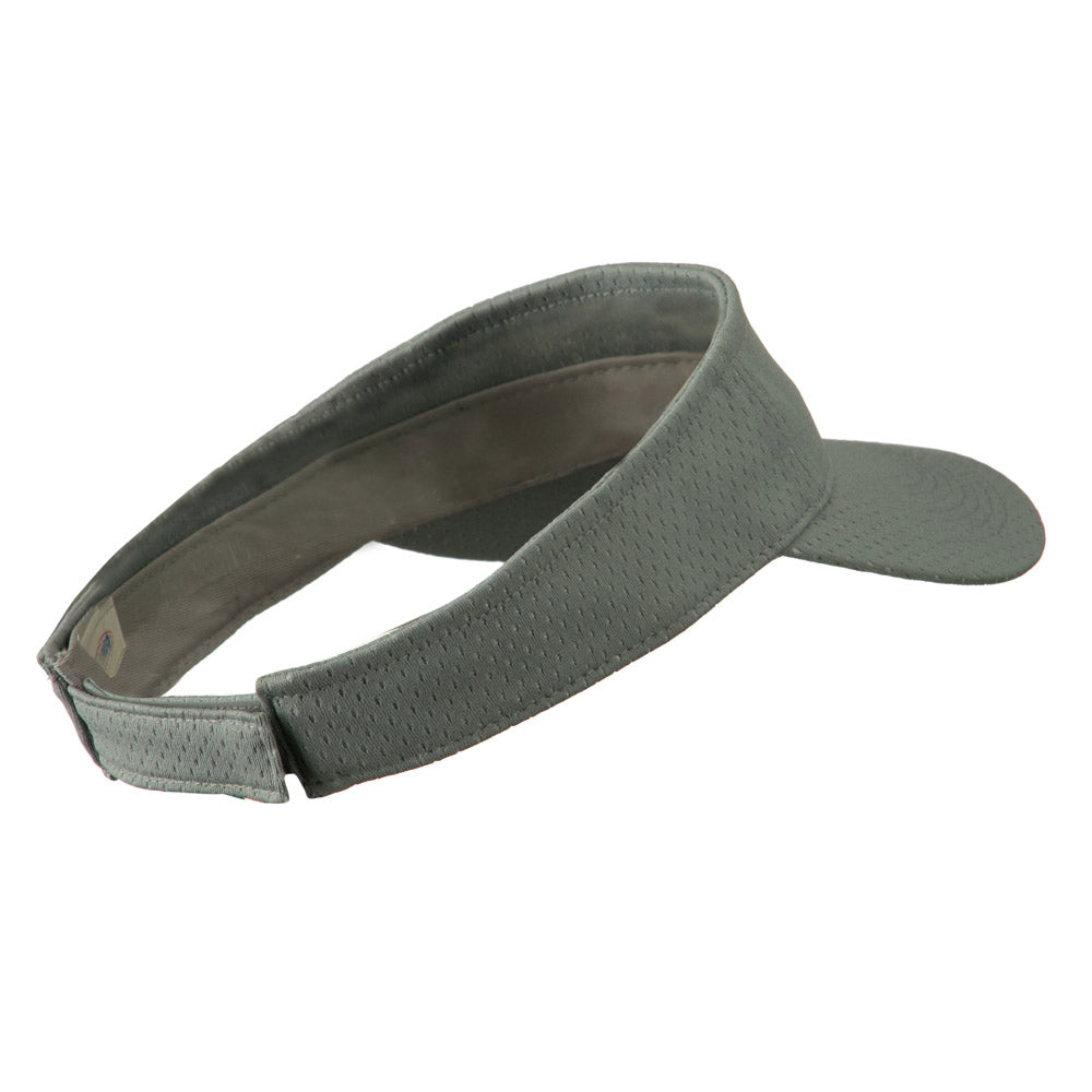 Athletic Jersey Mesh Sports Visor | Plain Strap Back Visor | e4Hats ...