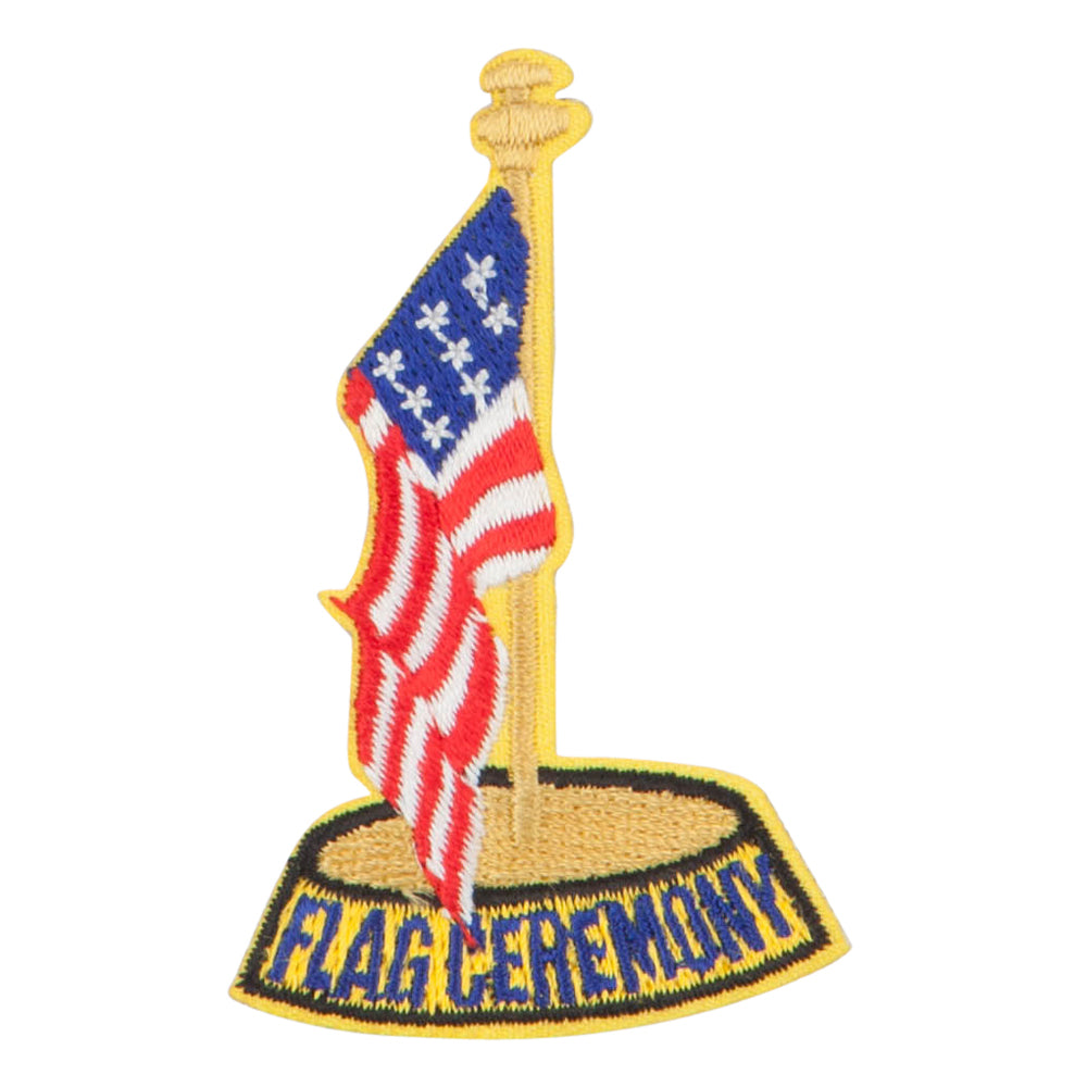 USA Flag Ceremony Embroidered Patches | Patriot Patch Design | e4Hats ...