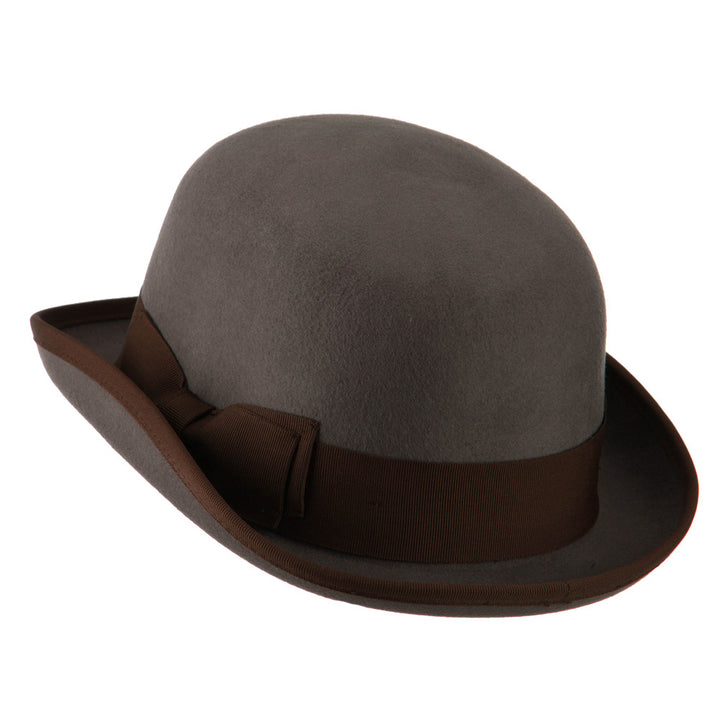 Men's Felt Bowler Hat with Ribbon Trim | Bowler/Derby/Top Hat | e4Hats ...
