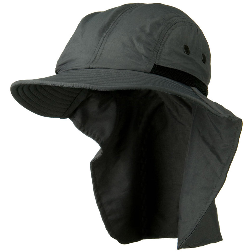 Mesh Sun Protection Flap Hat | Neck Flap/Trooper Hat | e4Hats – e4Hats.com
