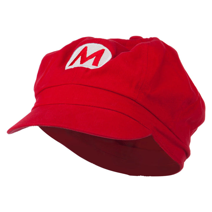 Big Size Circle Mario Luigi Wario Waluigi Embroidered Cotton Newsboy ...
