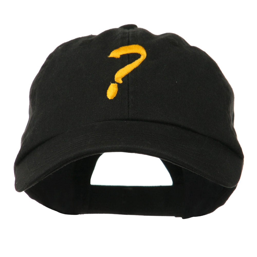 Question Mark Embroidered Cap | Symbol Designed | e4Hats – e4Hats.com