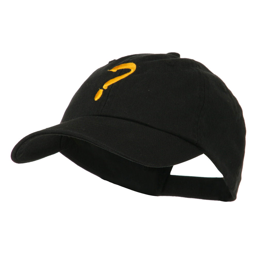 Question Mark Embroidered Cap | Symbol Designed | e4Hats – e4Hats.com