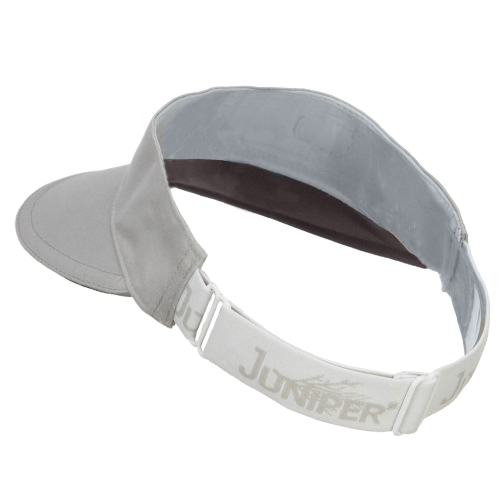Microfiber Cool Dry Elastic Band Visor | Plain Strap Back Visor ...