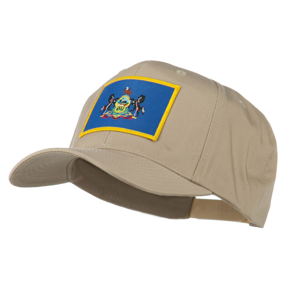 State of Pennsylvania Embroidered Patch Cap | City/State Designed ...