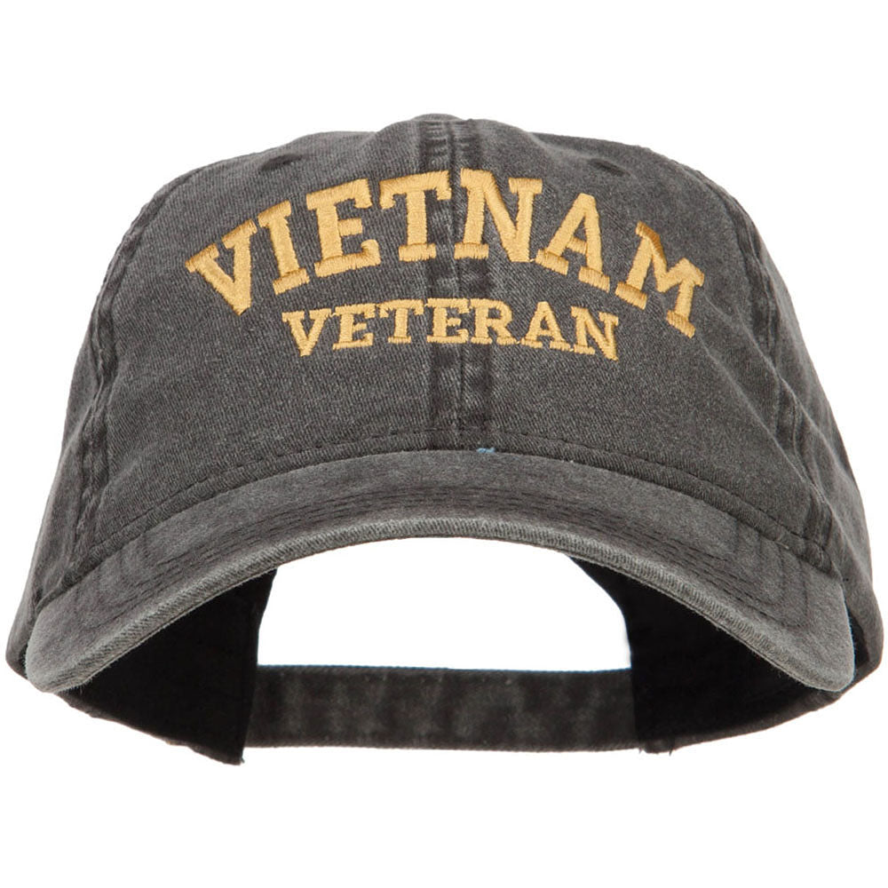 Vietnam Veteran Embroidered Washed Cap | Veterans/Retired Designed ...
