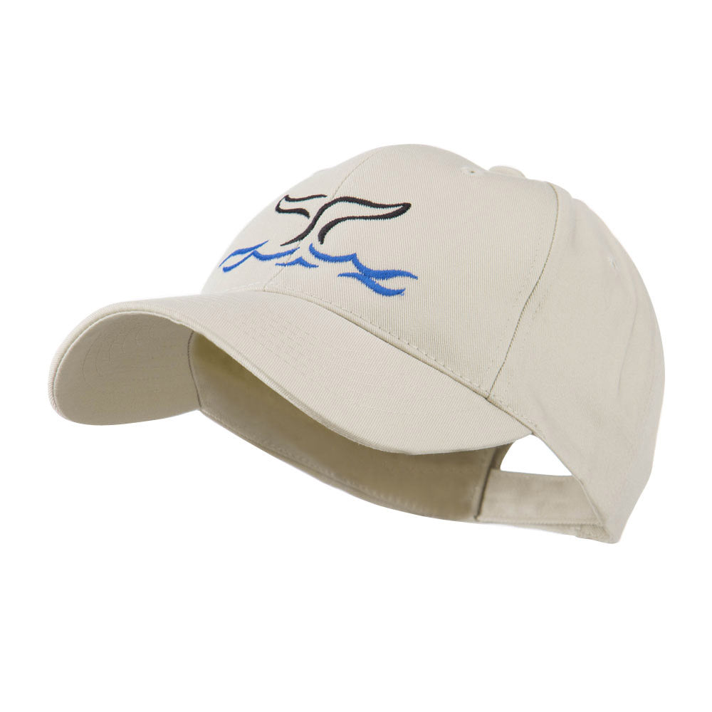 Whale Tail Outline Embroidered Cap | Animal Designed | e4Hats – e4Hats.com