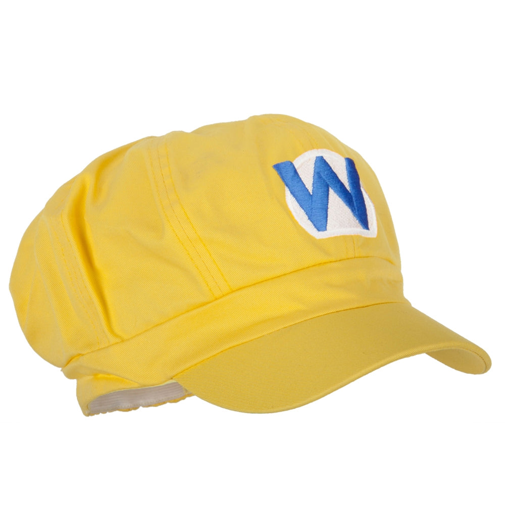 Wario Waluigi Embroidered Cotton Newsboy Cap | Halloween Designed ...