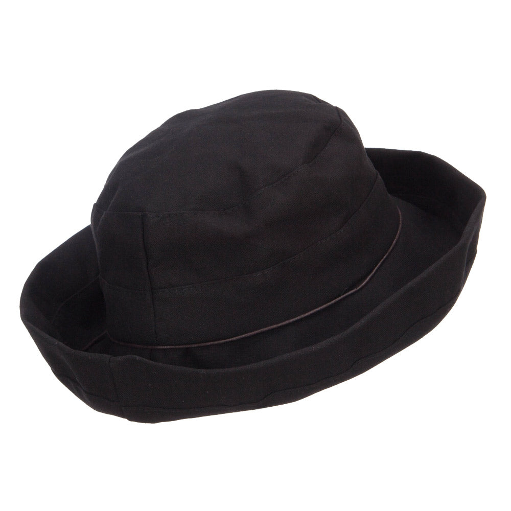 Women's Upturned Crushable Hat | Roll Up Brim Hat | e4Hats – e4Hats.com